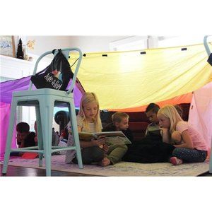Toys | Tote A Fort Blanket Fort Kit Kids Fort Playhouses Portable Fort ...